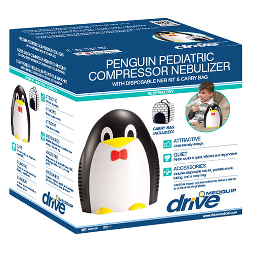 Drive Medical Penguin Pediatric Nebulizer with Disposable Neb Kit EA/1